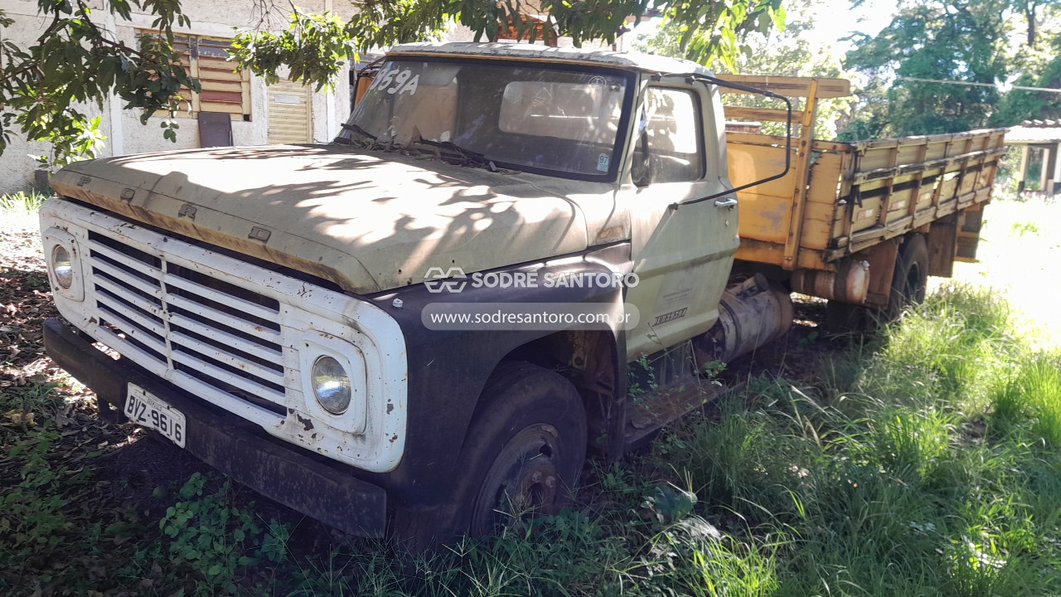 Leilão FORD F 600 78/78 - Leilão de veiculos - Sodré Santoro
